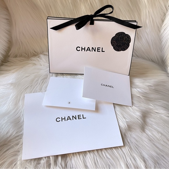 CHANEL | Accessories | Chanel Gift Box With Camellia Flower Envelope ...
